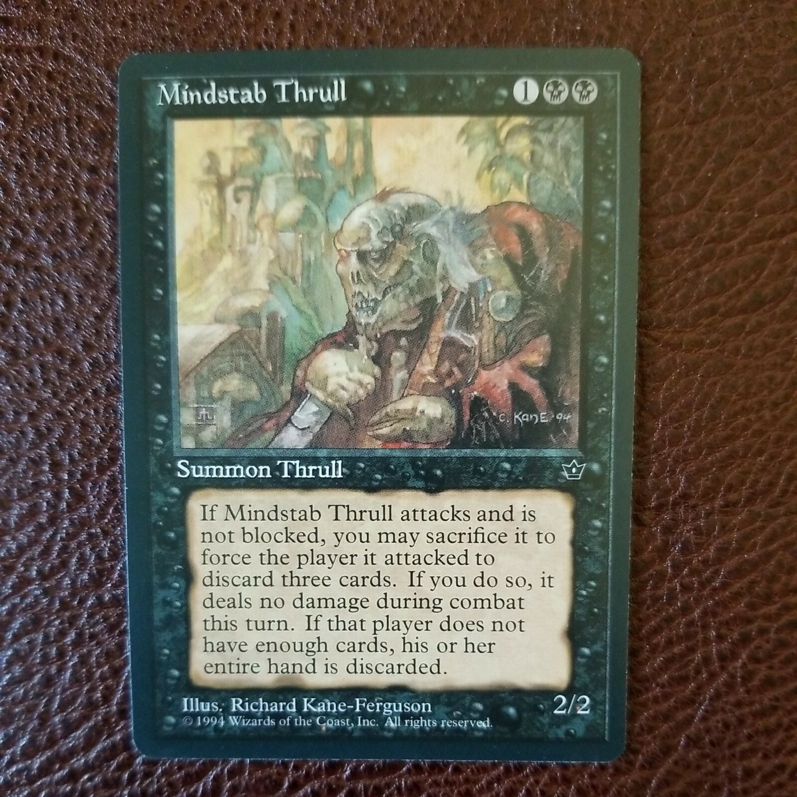 Fallen Empires Mindstab Thrull (A) MTG Magic the Gathering Near Mint 21 ...