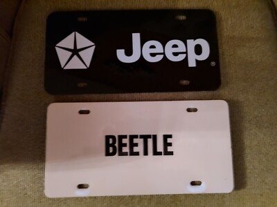 Advertising License Dealer Plates 2 for One Price | eBay