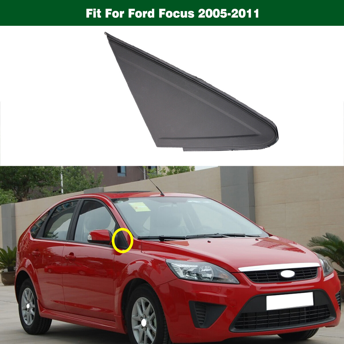 Right Window Molding Fender-corner Molding for Ford Focus 2005-2011 | eBay