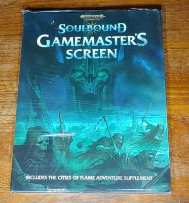 Warhammer Soulbound Gamemaster's Screen RPG Sealed | eBay
