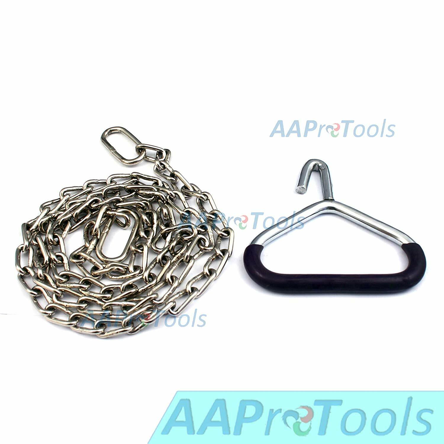 OB Chain Steel Birth Delivery 30" Calf Foal Fetus OB Veterinary+Handle ...