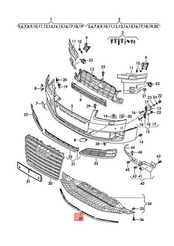 Genuine Spoiler lower AUDI A8 S8 quattro 4H2 4H8 4HC 4HL 4H0807110 | eBay