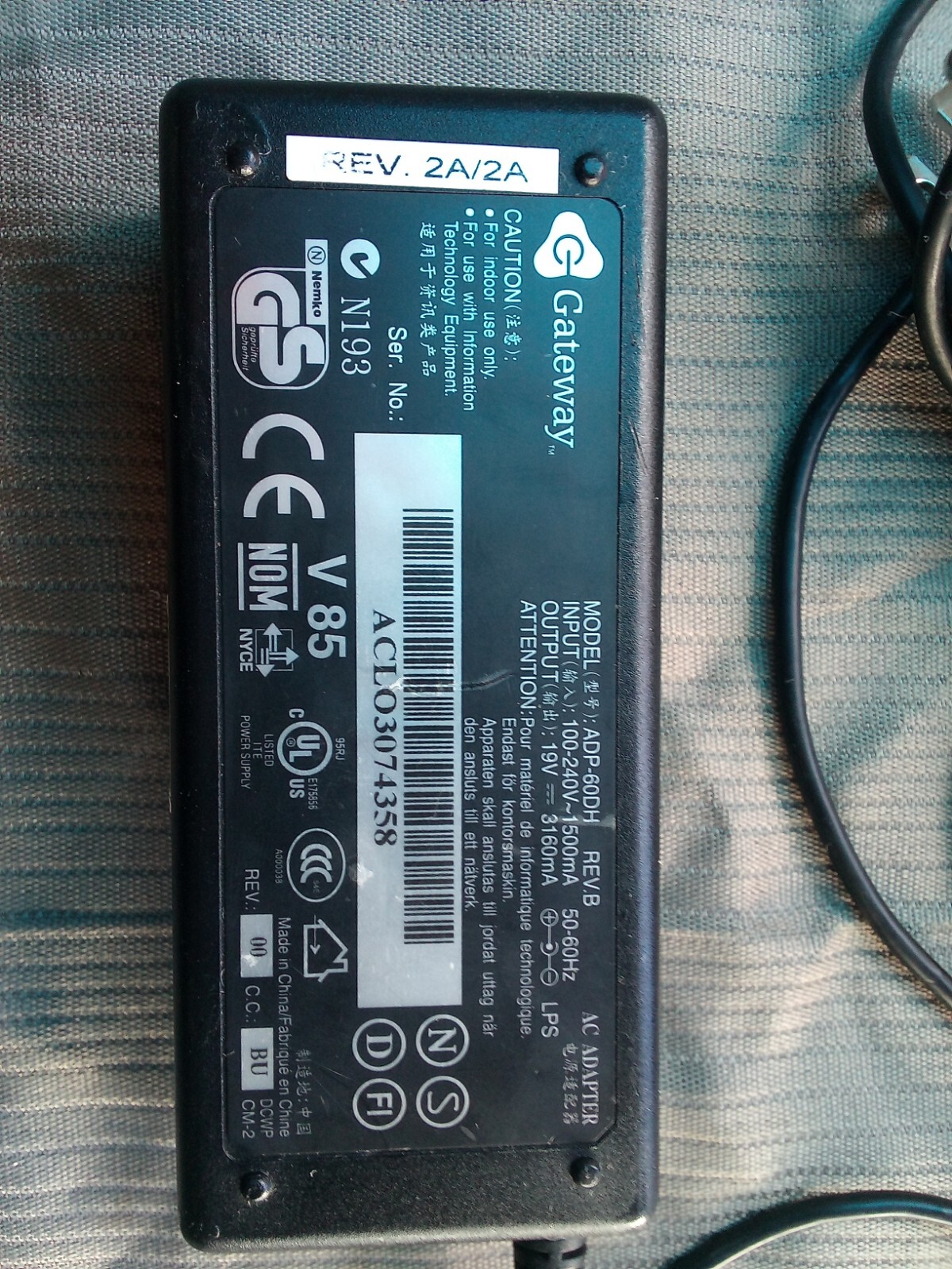 Gateway Power Supply 19 V. QUICK SHIP !! 😃 | eBay