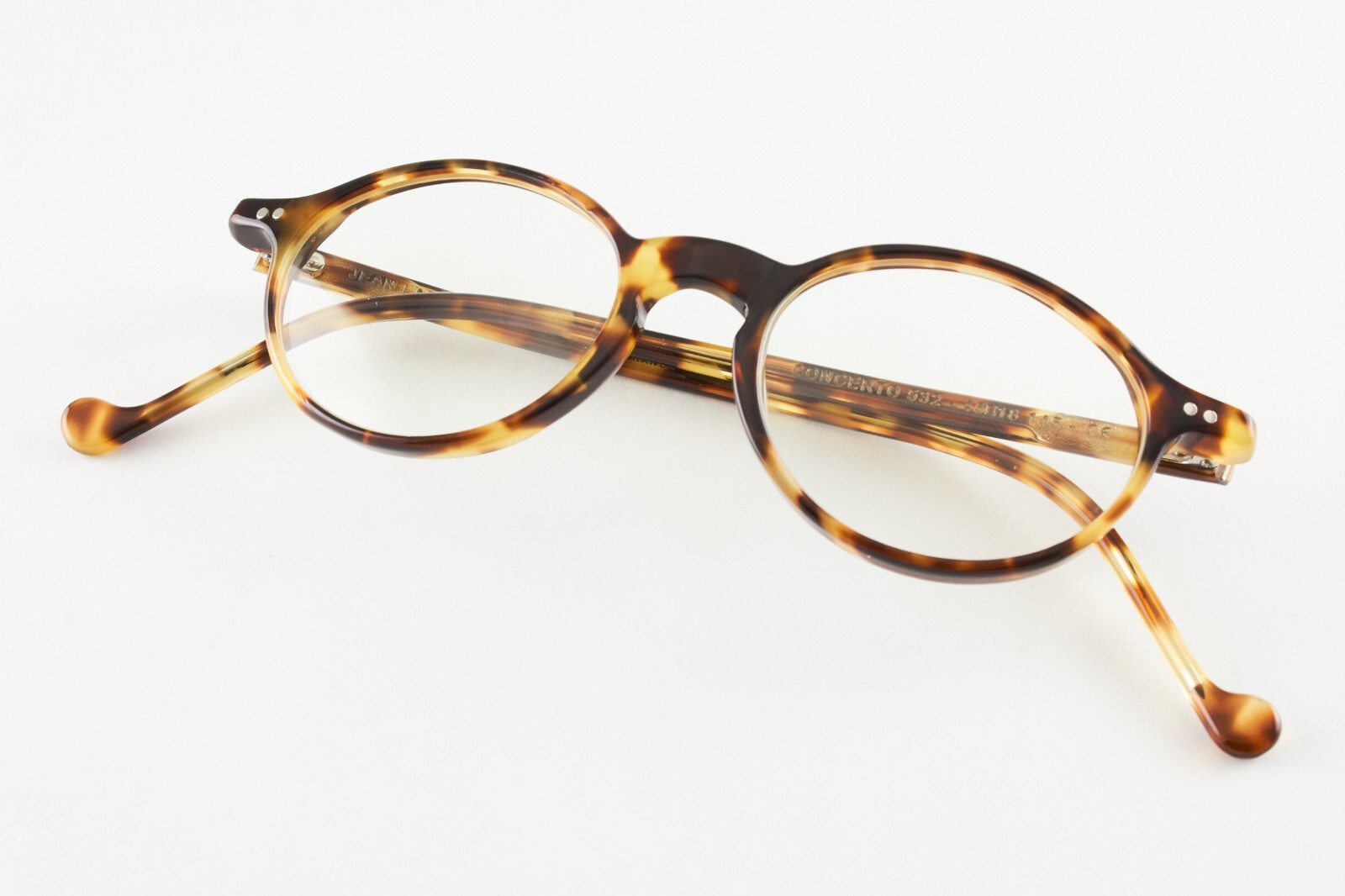 Rare Authentic Jean Lafont CONCERTO 532 45mm Tortoise Frames Glasses ...