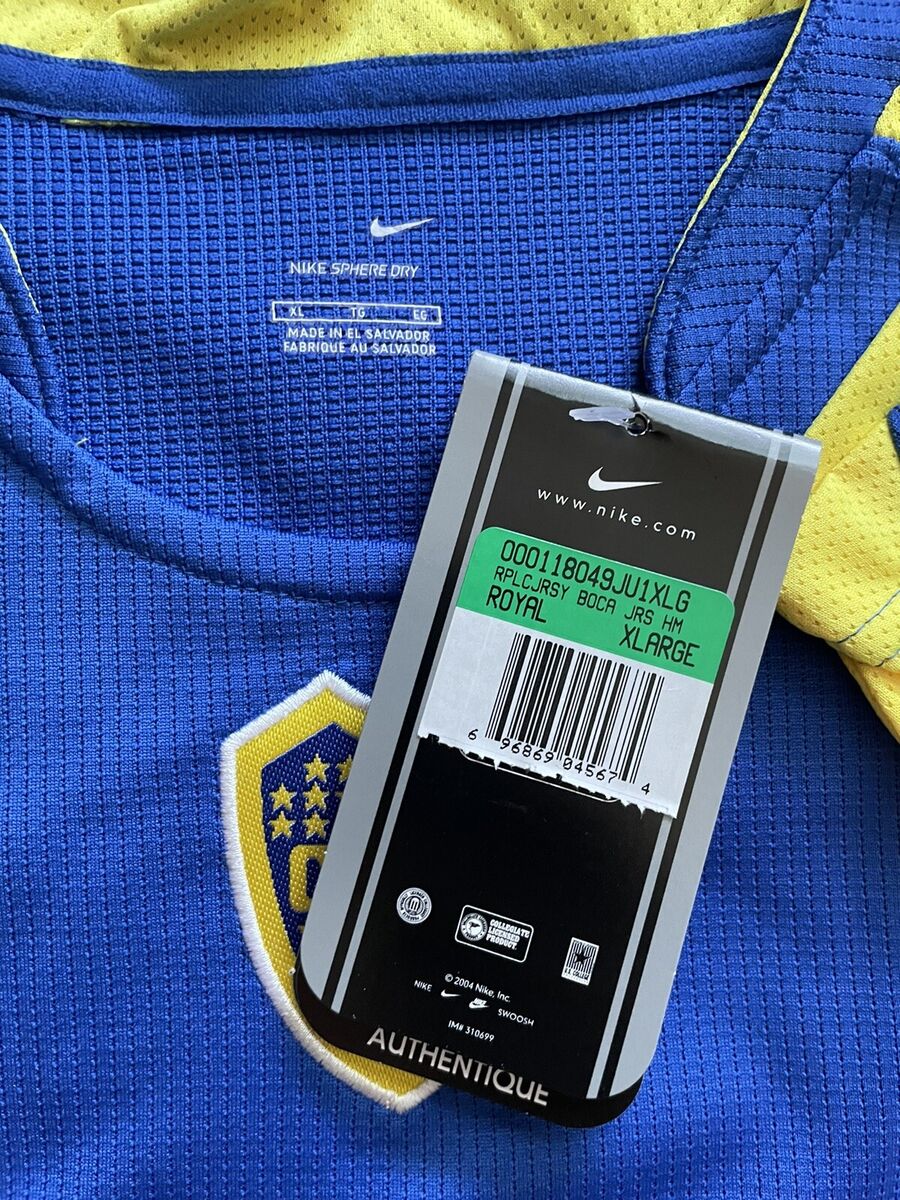 2004/05 Boca Juniors Home Jersey #9 Palermo XL Nike Soccer 2004/05 Boca Juniors Home Jersey #9 Palermo XL Nike Soccer