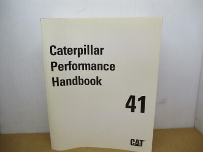 Manuals & Books - Caterpillar Performance Handbook Edition
