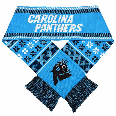 Carolina Panthers Scarf Knit Winter Neck - Double Sided Lodge New 2016 ...