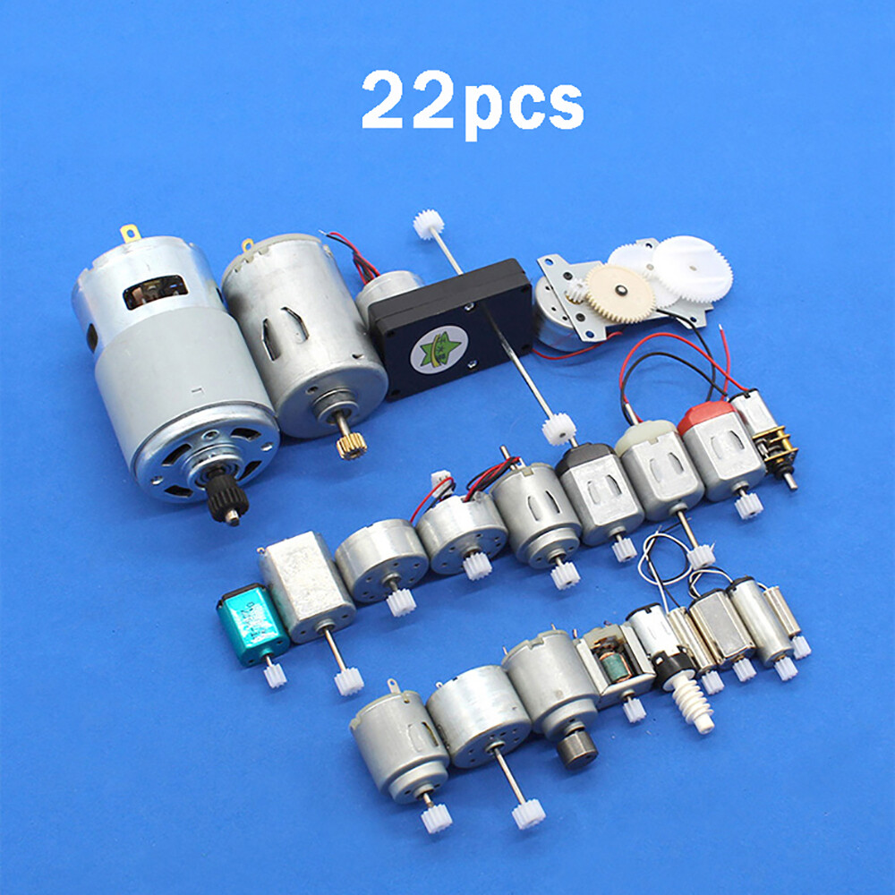 12/20/22/32/36PCS Micro Motor SET Small Electric DC Motor 1-24V Toy ...