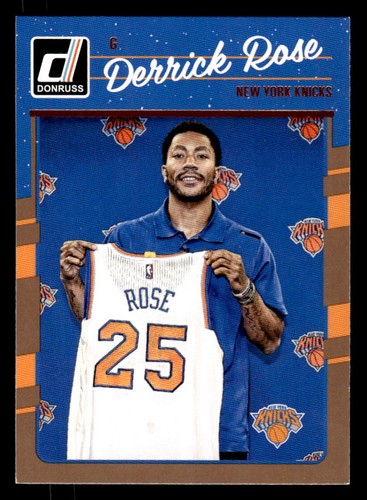 Derrick Rose New York Knicks 2016-17 Donruss #62 | eBay