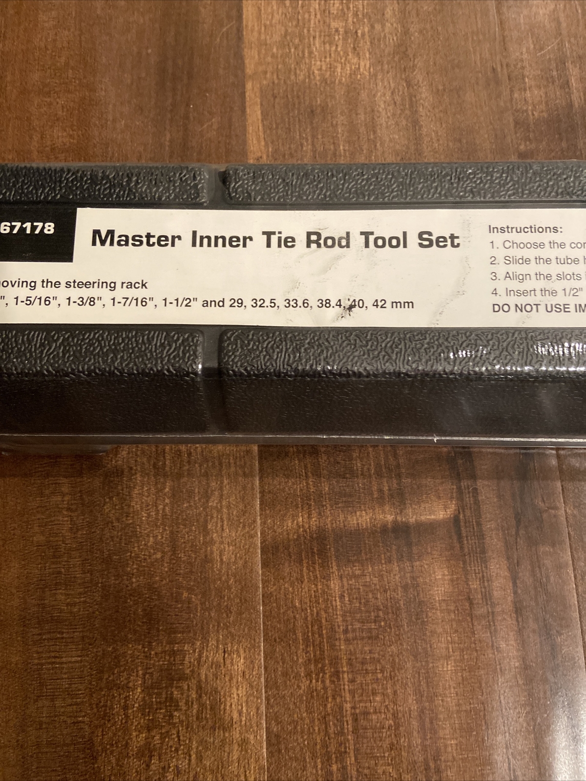 EverTough Master Inner Tie Rod Tool Set 67178 OEMTools 27178 SAE and ...