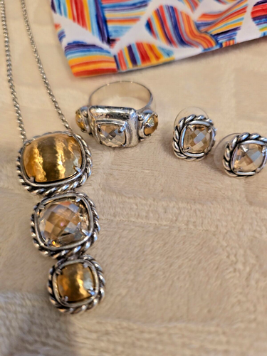 Brighton Your True Color Necklace Earrings & Affectionate Ring 8 Set ...