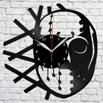 Jason Mask Vinyl Record Wall Clock Art Decor Original Gift 12'' 30cm ...