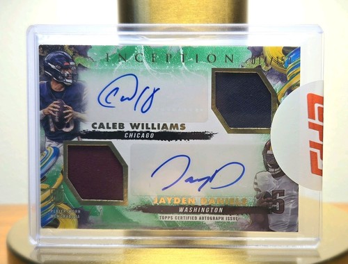 Jayden Daniels Caleb Williams /150 Dual Auto RC RPA 2024 Topps ...