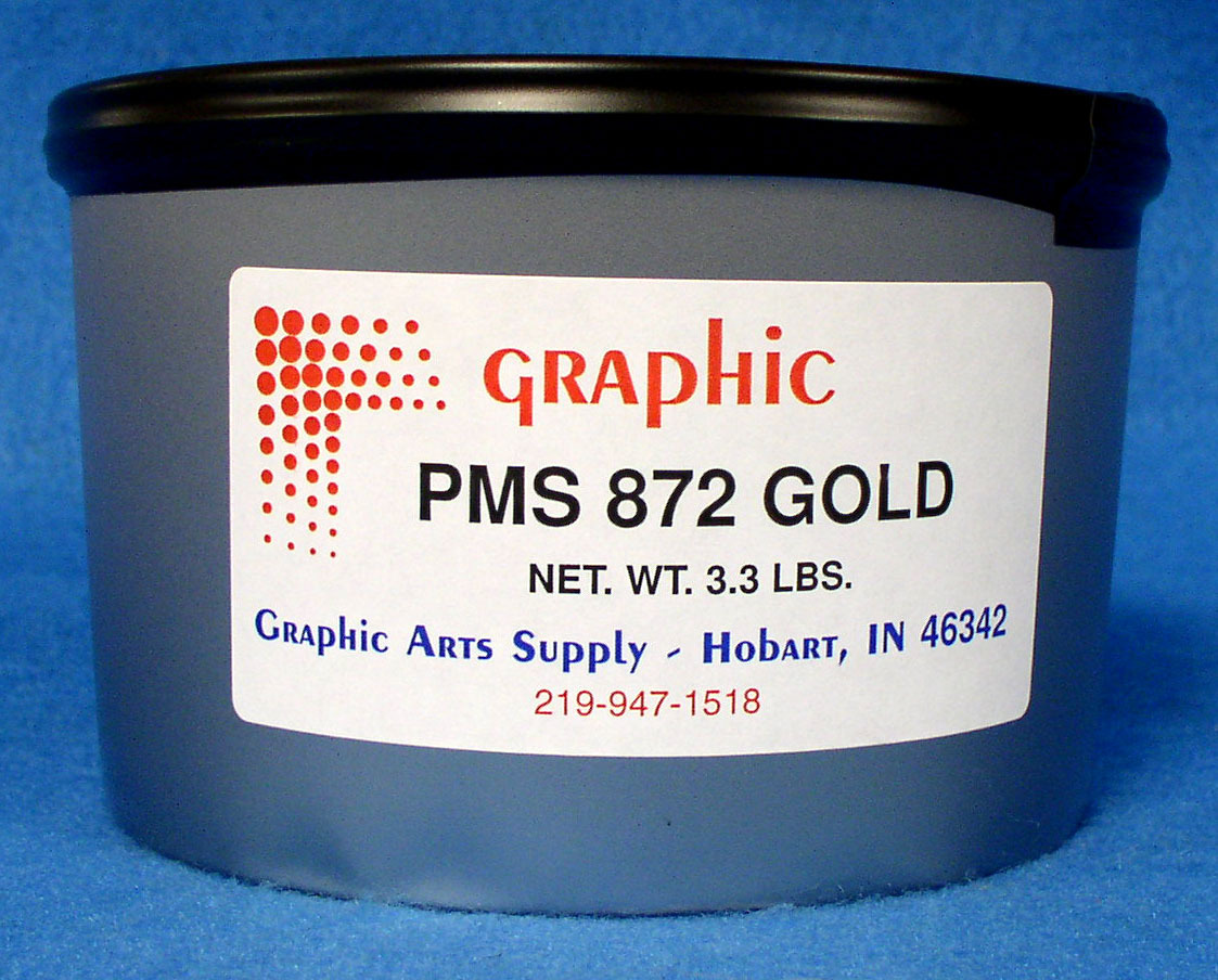 Pantone 872 Metallic Gold Color