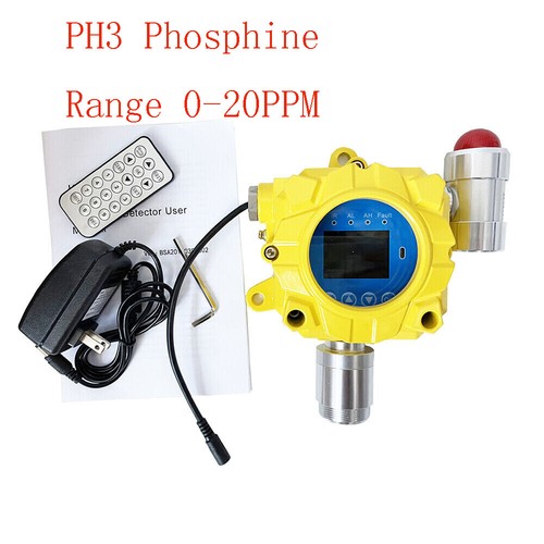 PH3 Phosphine Fixed Gas Detector Harmful Gas Concentration Tester With ...