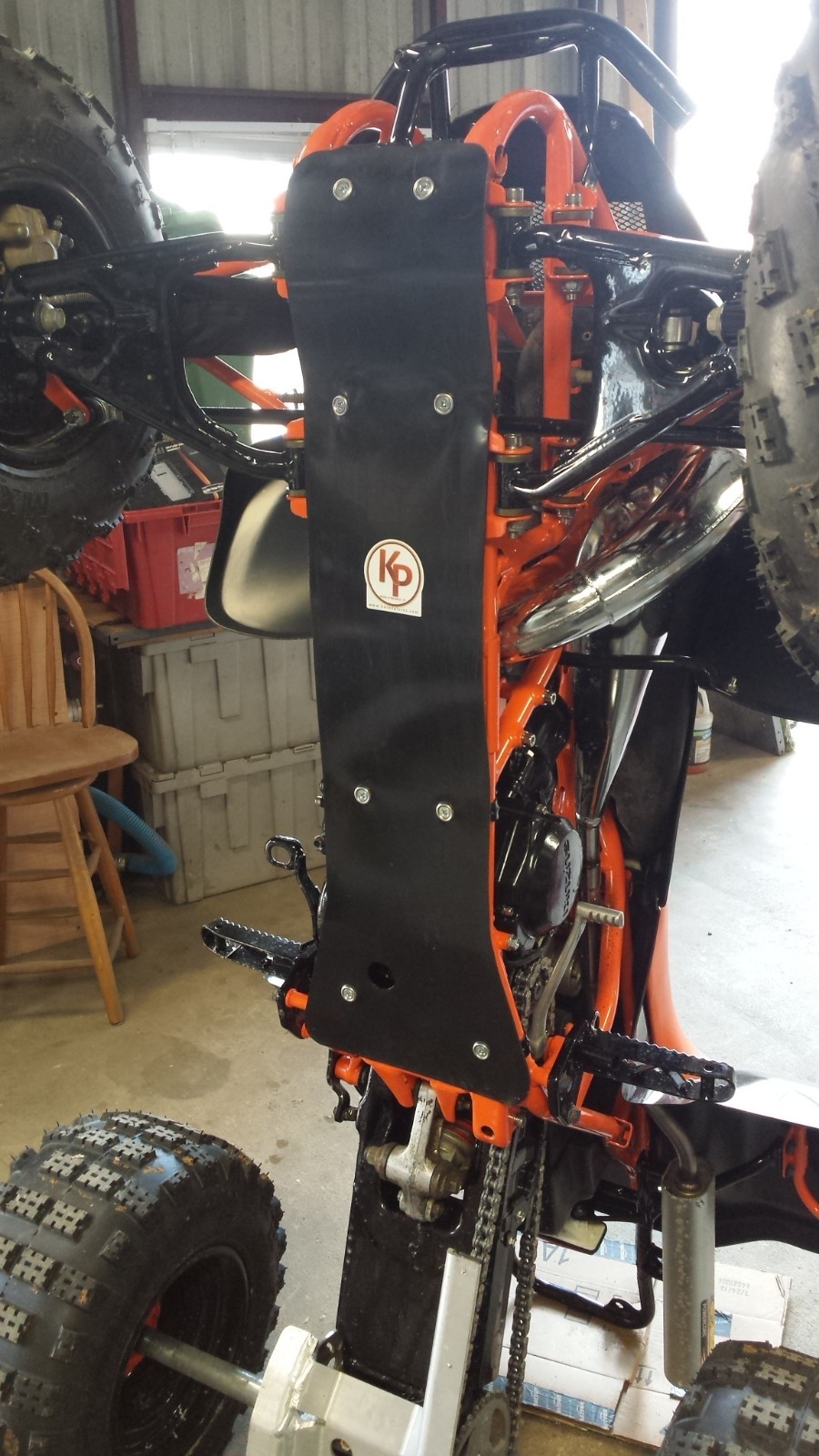 Kased Plates '86-'92 Suzuki LT250R BLACK 6MM Lifetime Warranty Poly ...