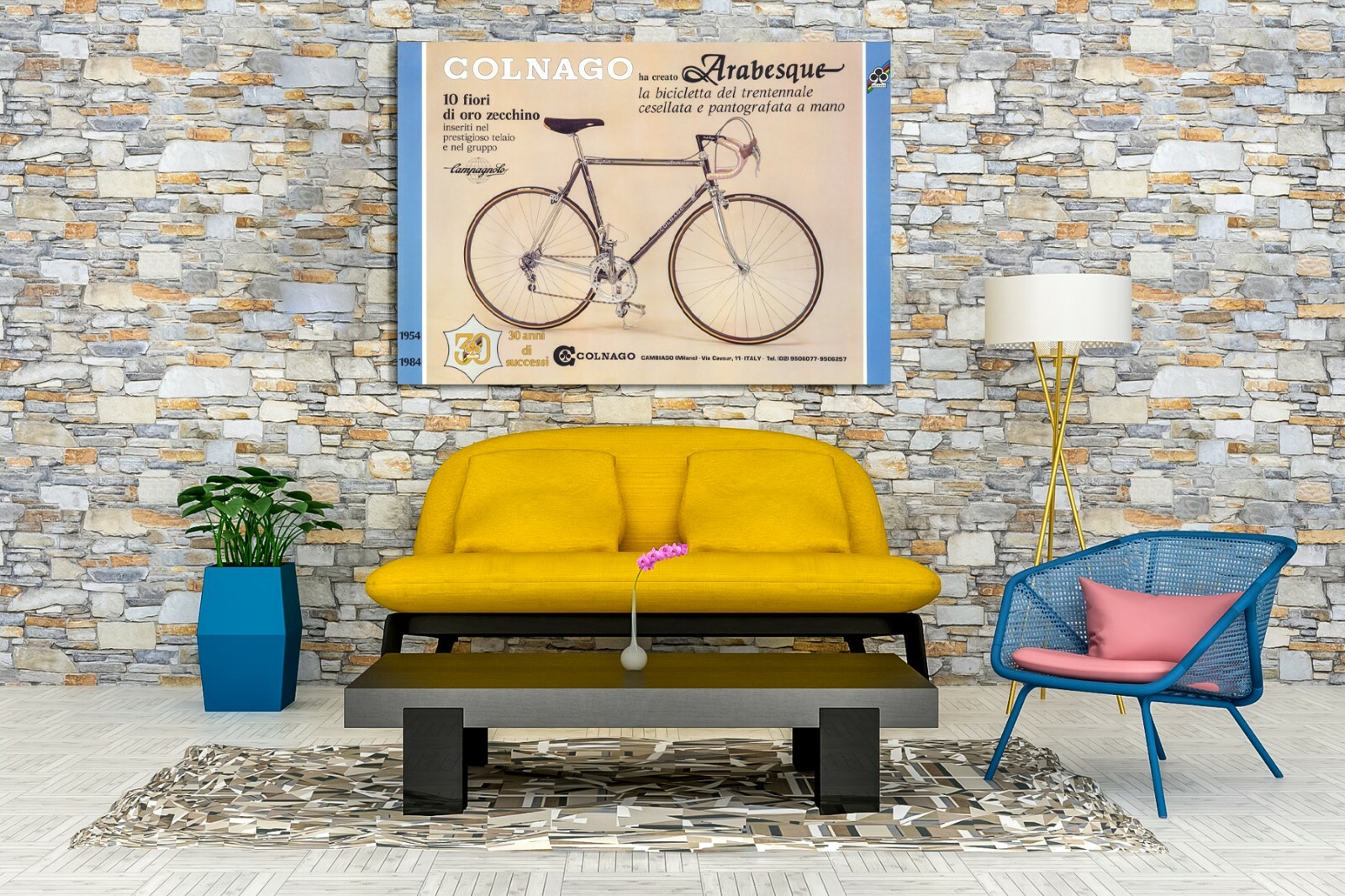 Colnago Arabesque 30.Jubiläum Vintage 80`s Poster Plakat Radsport | eBay