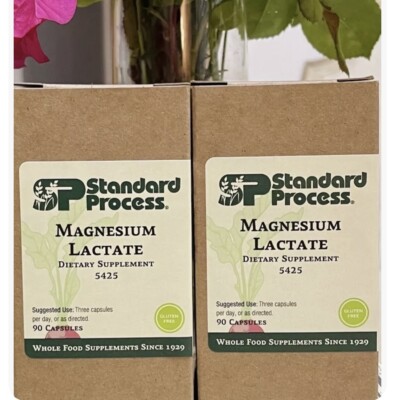 Standard Process - 2 Magnesium Lactate -90 Capsules. Best By 02.03.27 ...