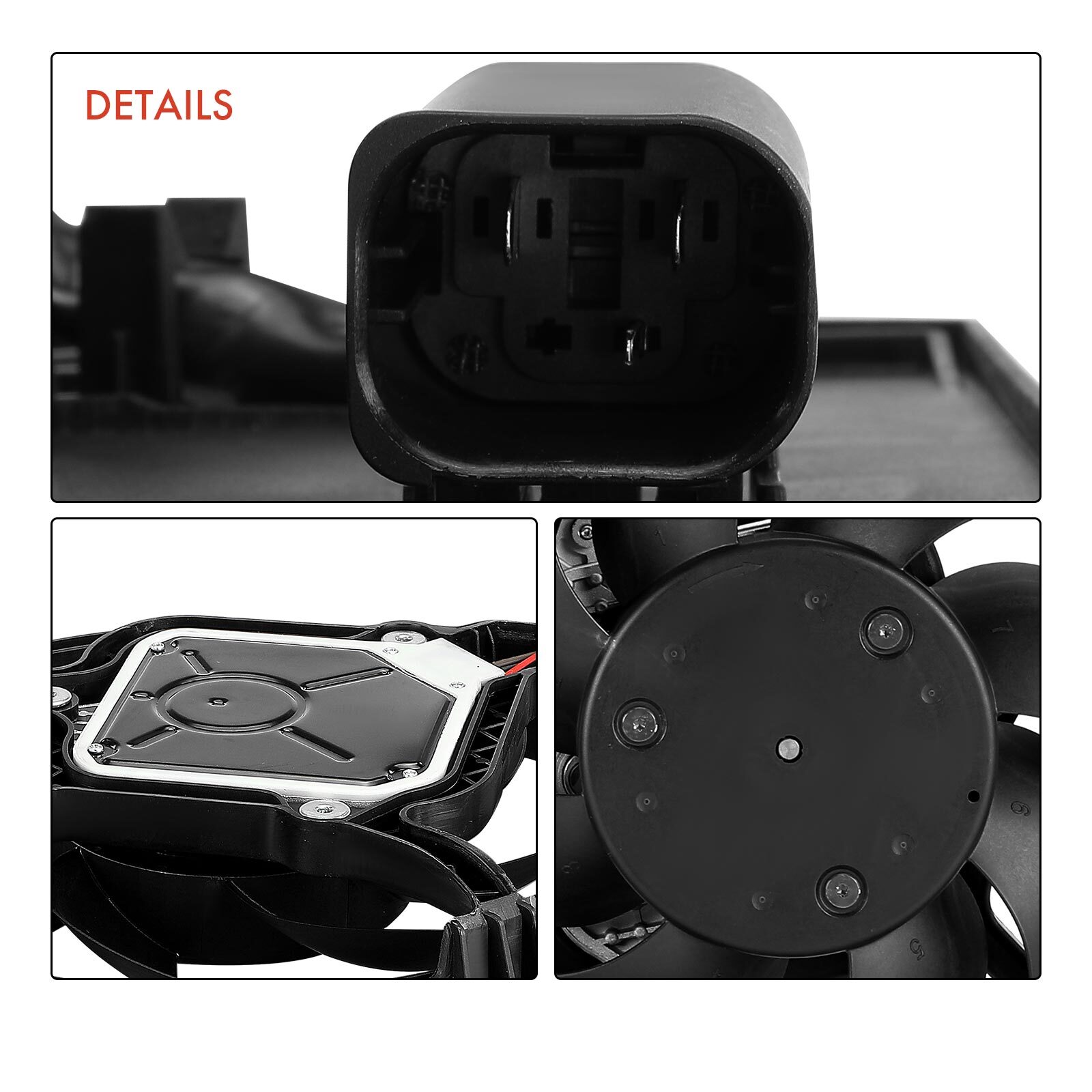 Radiator Cooling Fan Assembly w/ Shroud for BMW i3 I01 2014 2015 2016 ...