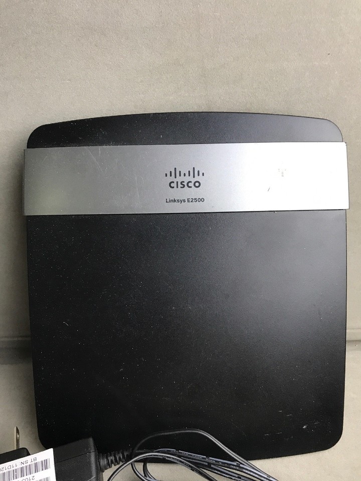 Linksys (Cisco) E2500 4-Port N600 Dual-Band Wireless Router ...