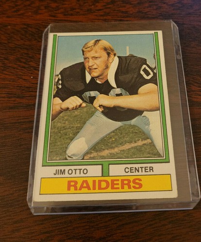 1974 Topps Jim Otto Football Card #409 Oakland Raiders EX | eBay