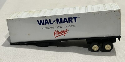Vintage Wal-Mart Stores Walmart Toy Truck Trailer | eBay