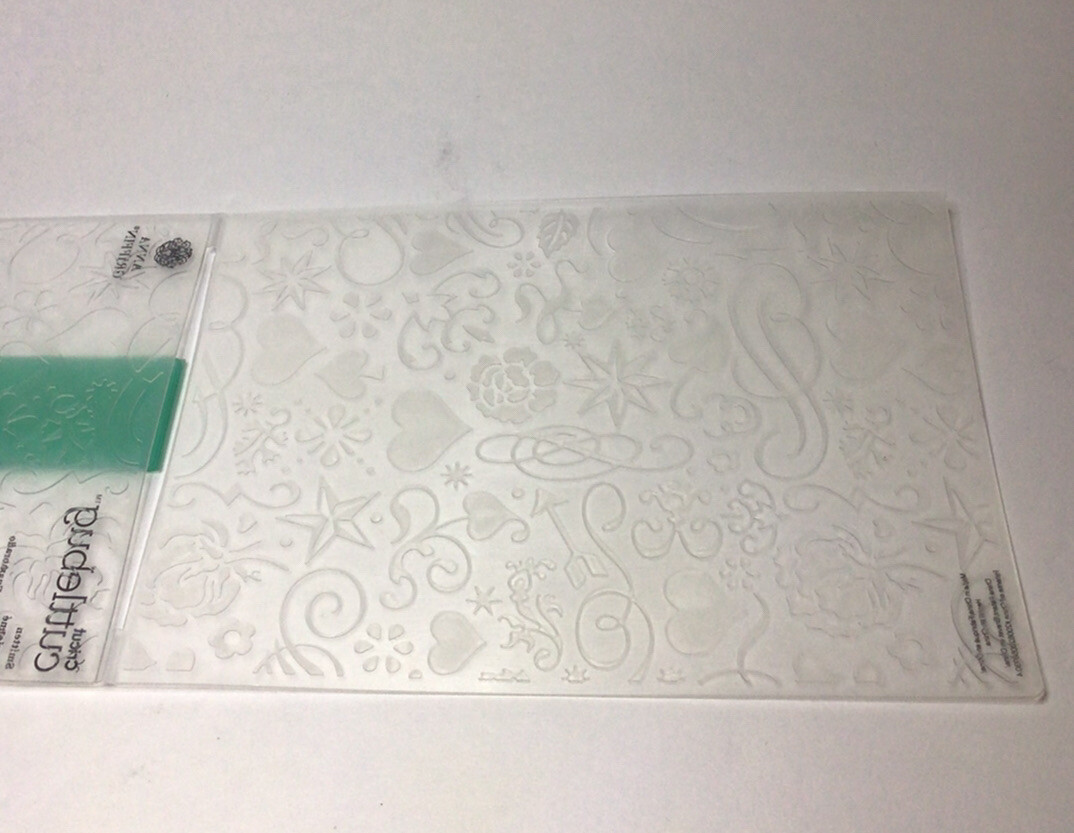 Cricut Cuttlebug Anna Griffin Smitten Embossing Folder | eBay