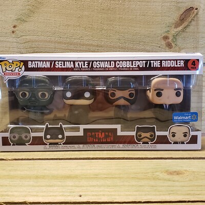 Funko Pop The Batman 4 Pack - Batman, Selena Kyle, Oswald Cobblepot ...