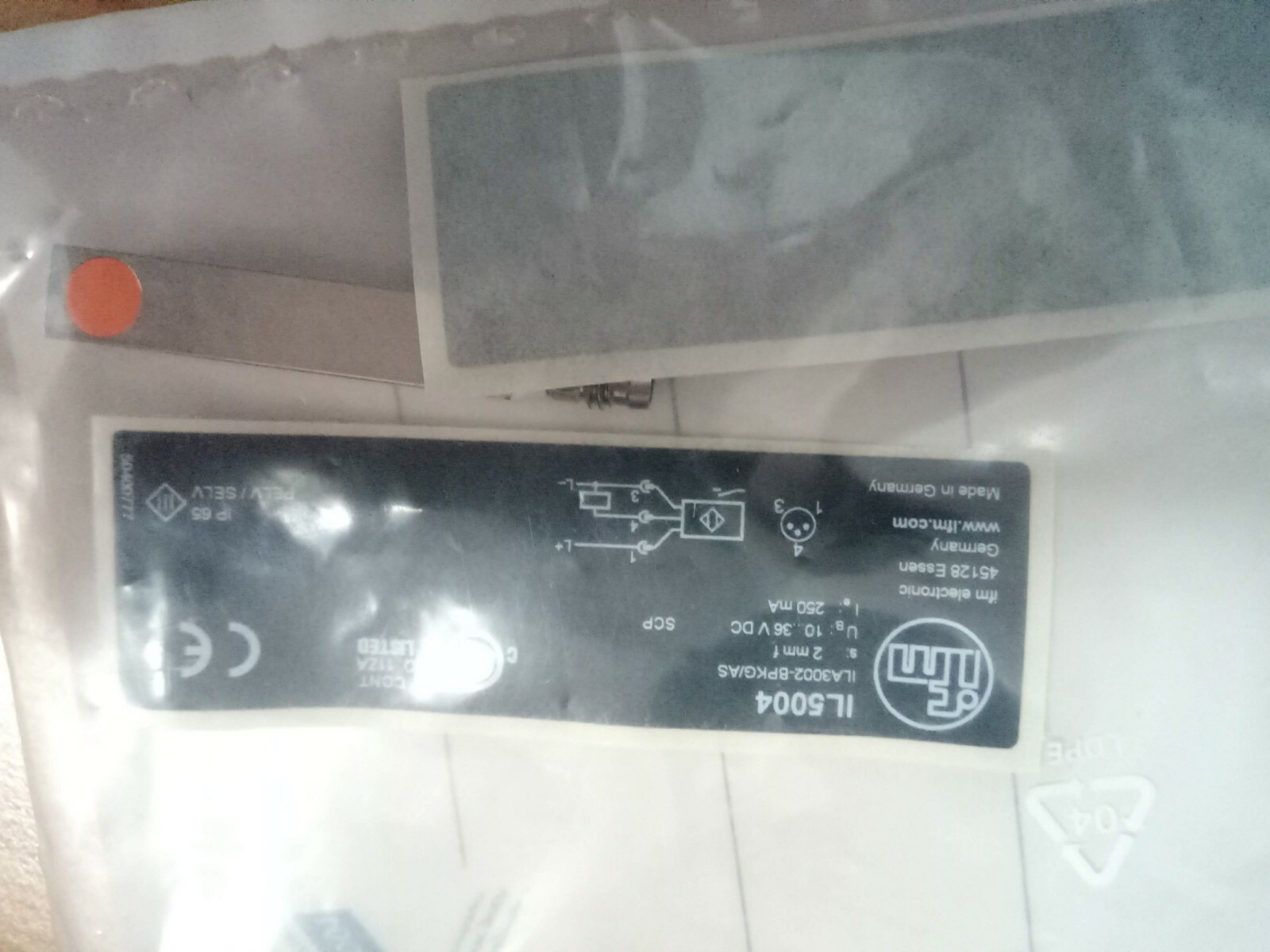 Efector Inductive Sensor Il5004 Ila3002-bpkg/as 2mm 250ma for sale ...