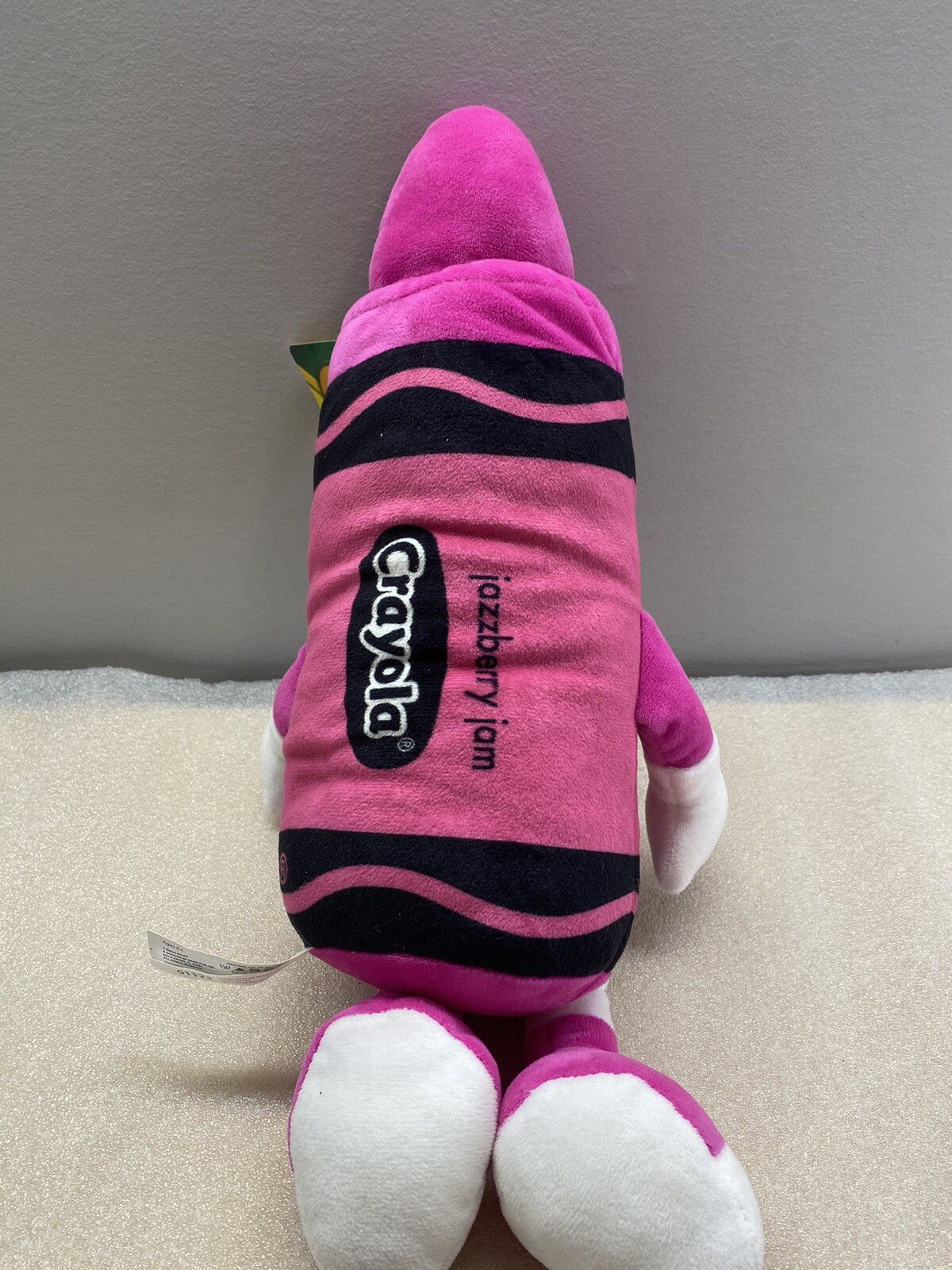Crayola Jazzberry Jam Red Crayon Plush 17” Stuffed Doll 2023 30-CC03 ...