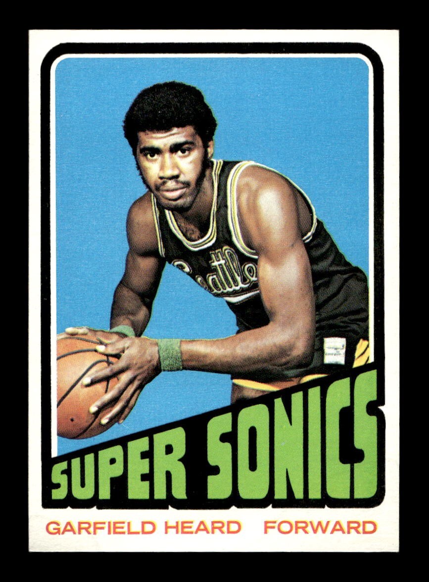 1972 73 Topps #98 Garfield Heard SuperSonics NEAR MINT *y6 | eBay