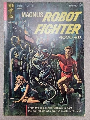 MAGNUS ROBOT FIGHTER #1 GOLD KEY, 1963 (1ST APPEARANCE) RUSS MANNING ...