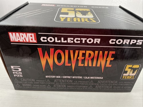Funko Marvel Collector Corps Wolverine 50th Anniversary Box w/ L Shirt ...