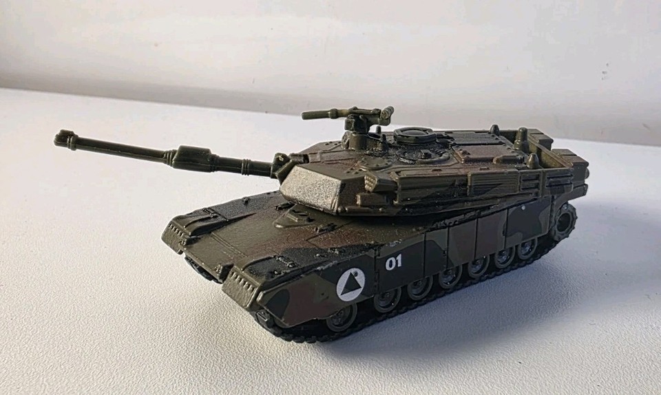 Mattel 2009 Matchbox Diecast M1A1 Main Battle Tank Green Black RW014 | eBay
