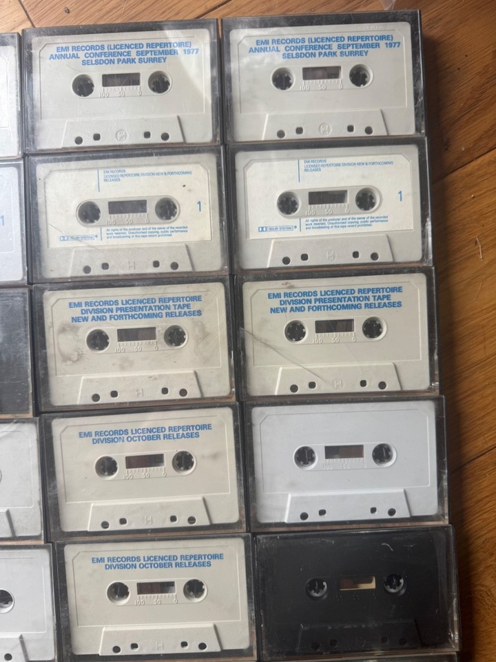 20+ PROMOTIONAL Cassette Tapes EMI CAPITOL MOTOWN Compilations 70s 80s ...