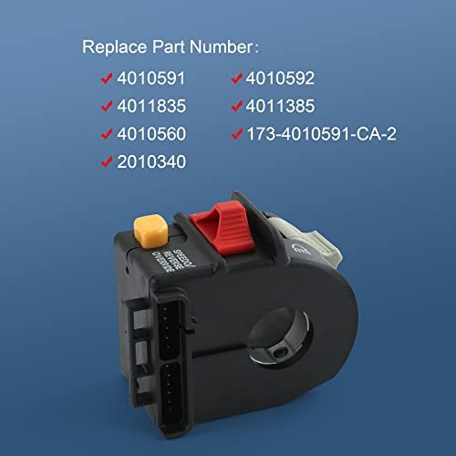 Left Hand Hi Lo On Off Kill Key Start Switch 4011835 Replacement for 06 ...