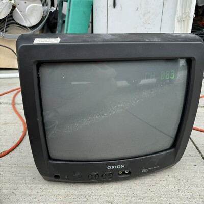 Vintage Orion 13" Color CRT TV Model TV1333A Retro Gaming Television ...
