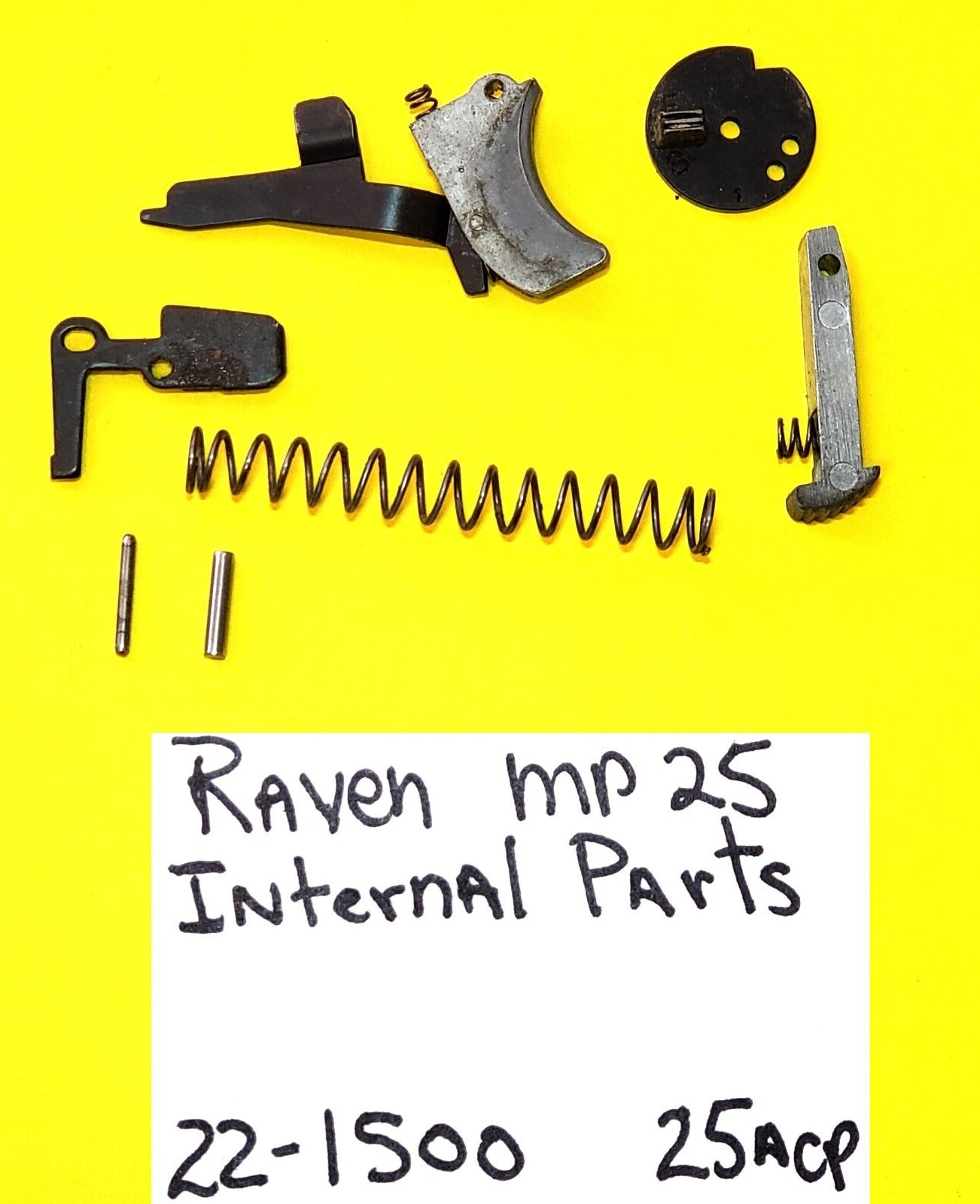RAVEN MP 25 in 25 ACP FACTORY INTERNAL REPAIR PARTS SET ITEM # 22-1500 ...