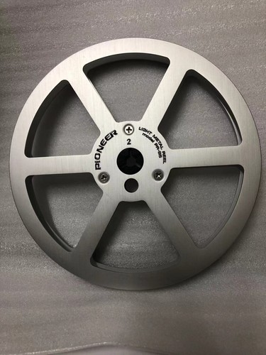 2X Black TAPE REEL For Pioneer PR-85 7" inch Light Metal Aluminum Take ...