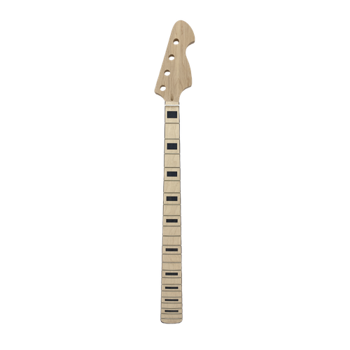 Electric Bass Guitar Neck 22 Fret 34 Inch Maple Fretboard Block Inlay ...