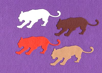 TIGER # 2 zoo animal die cuts scrapbook cards | eBay