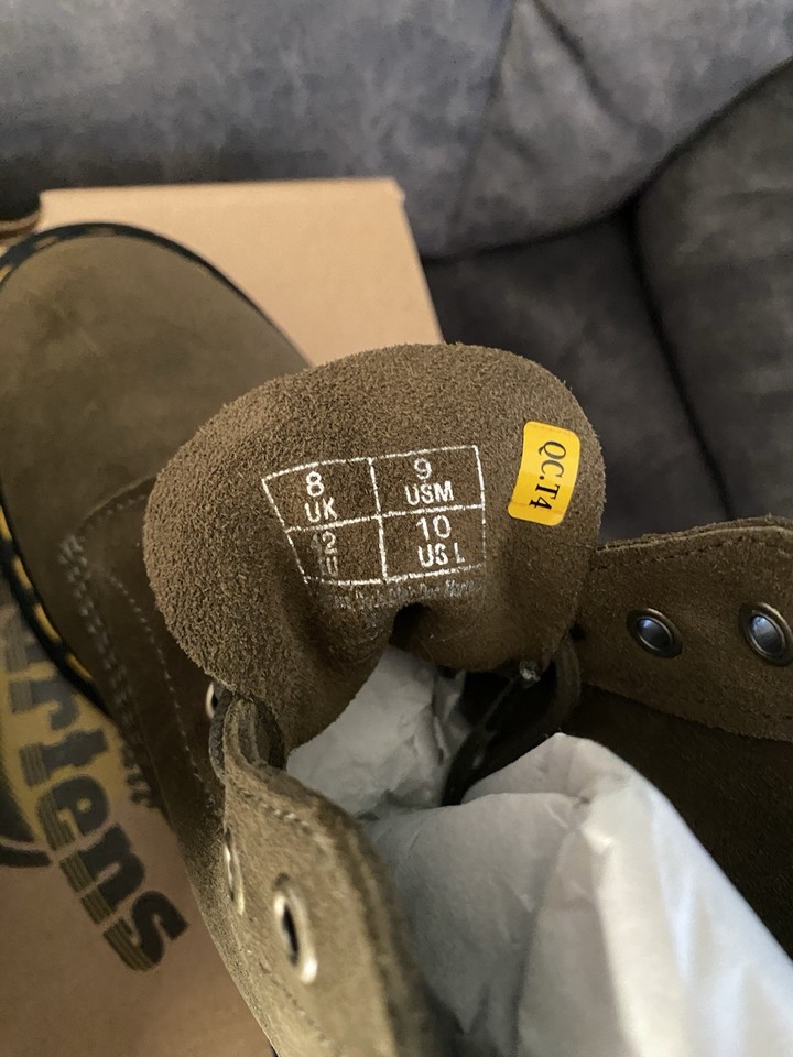 Dr. Martens 101 Ben Repelo Olive Suede Boots - UK 8 - BNIB! | eBay UK