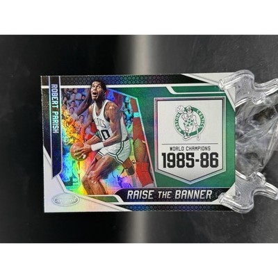 2019-20 Panini Certified Raise the Banner Robert Parish Holo Boston ...