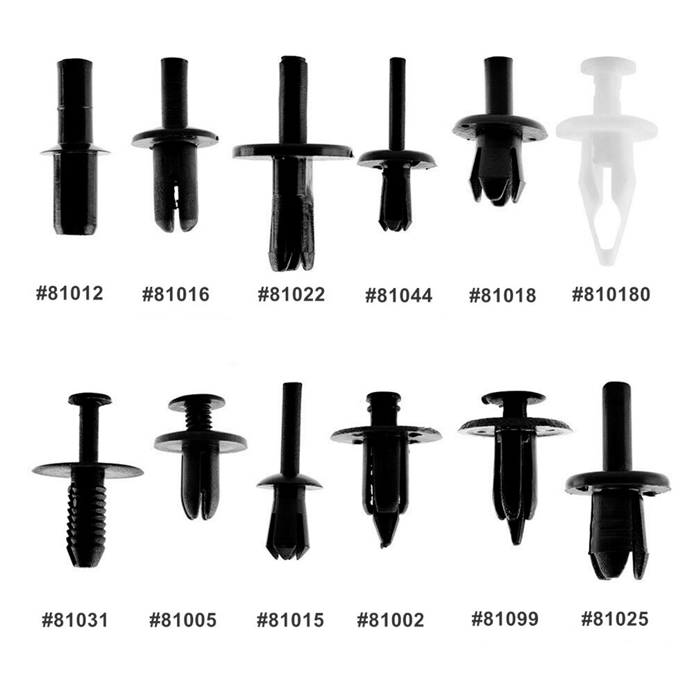 60x Car Body Plastic Push Pin Rivet Fasteners Trim Moulding Clip ...