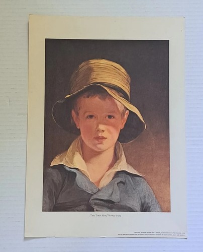 The Torn Hat Vintage Print 10.5X13.5 Thomas Sully Art Child Son ...