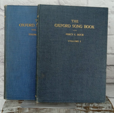 The Oxford Song Book Vol 1 & 2 Thomas Wood & Percy Buck 1927 1932 ...