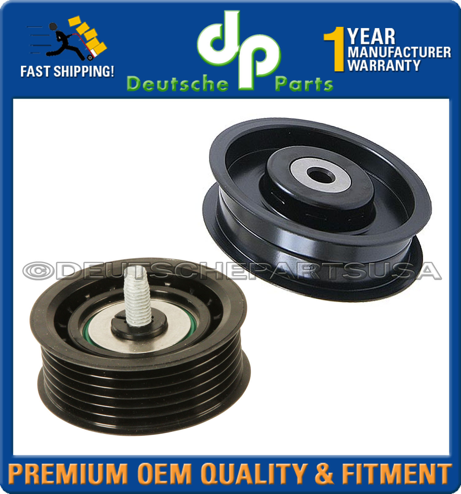Drive Belt Tensioner Idler Pulley 2722021419 + 2722021019 for MERCEDES ...
