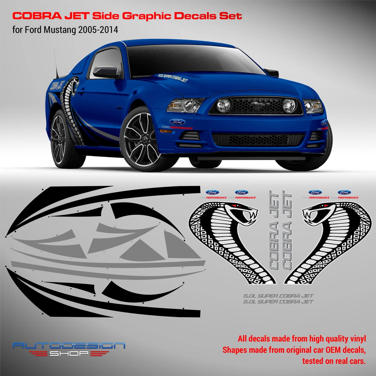Mustang Cobra Jet Car Logo
