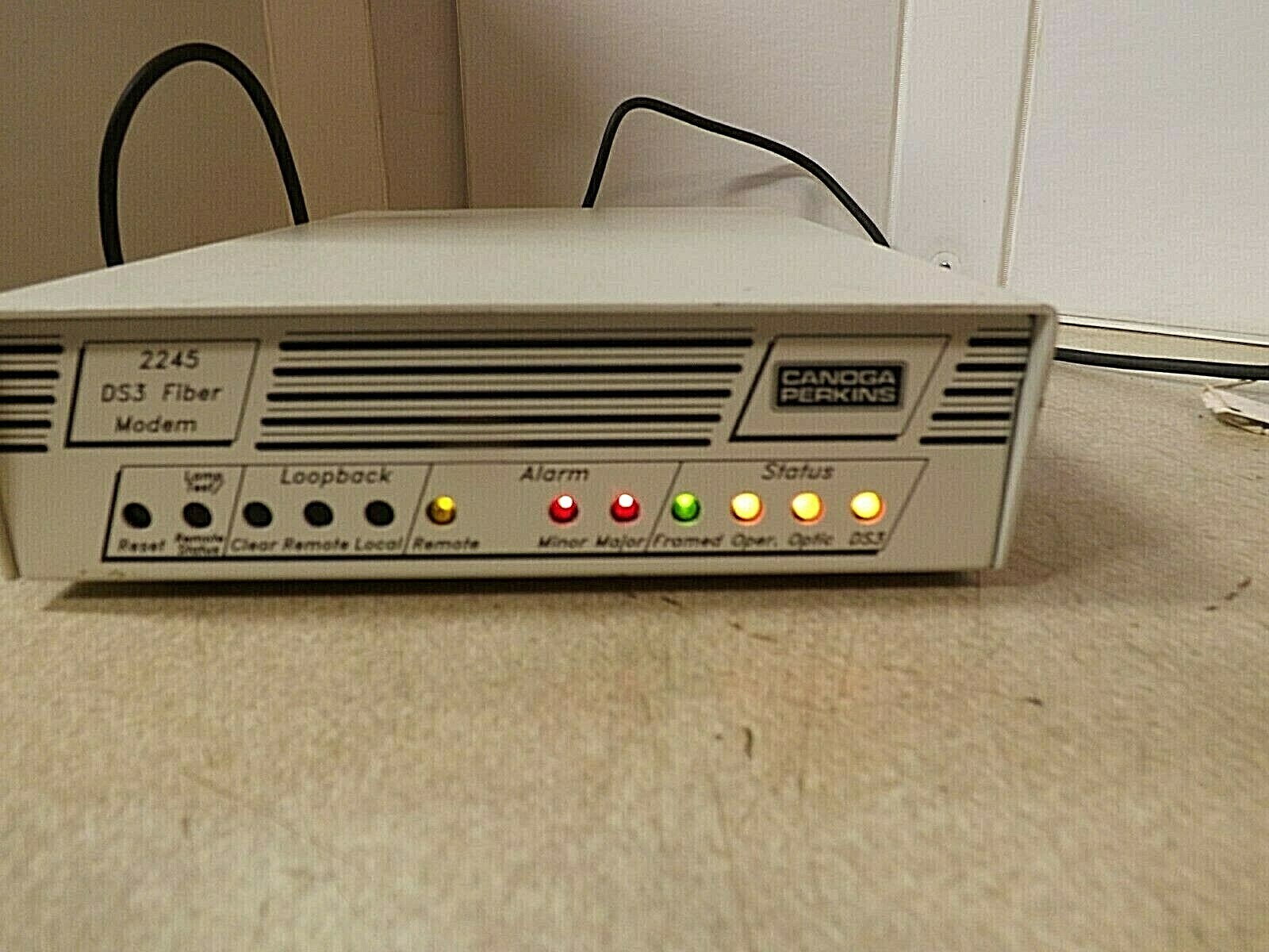 Canoga Perkins 2245 S BNC 16 1 DS3 Fiber Modem | eBay