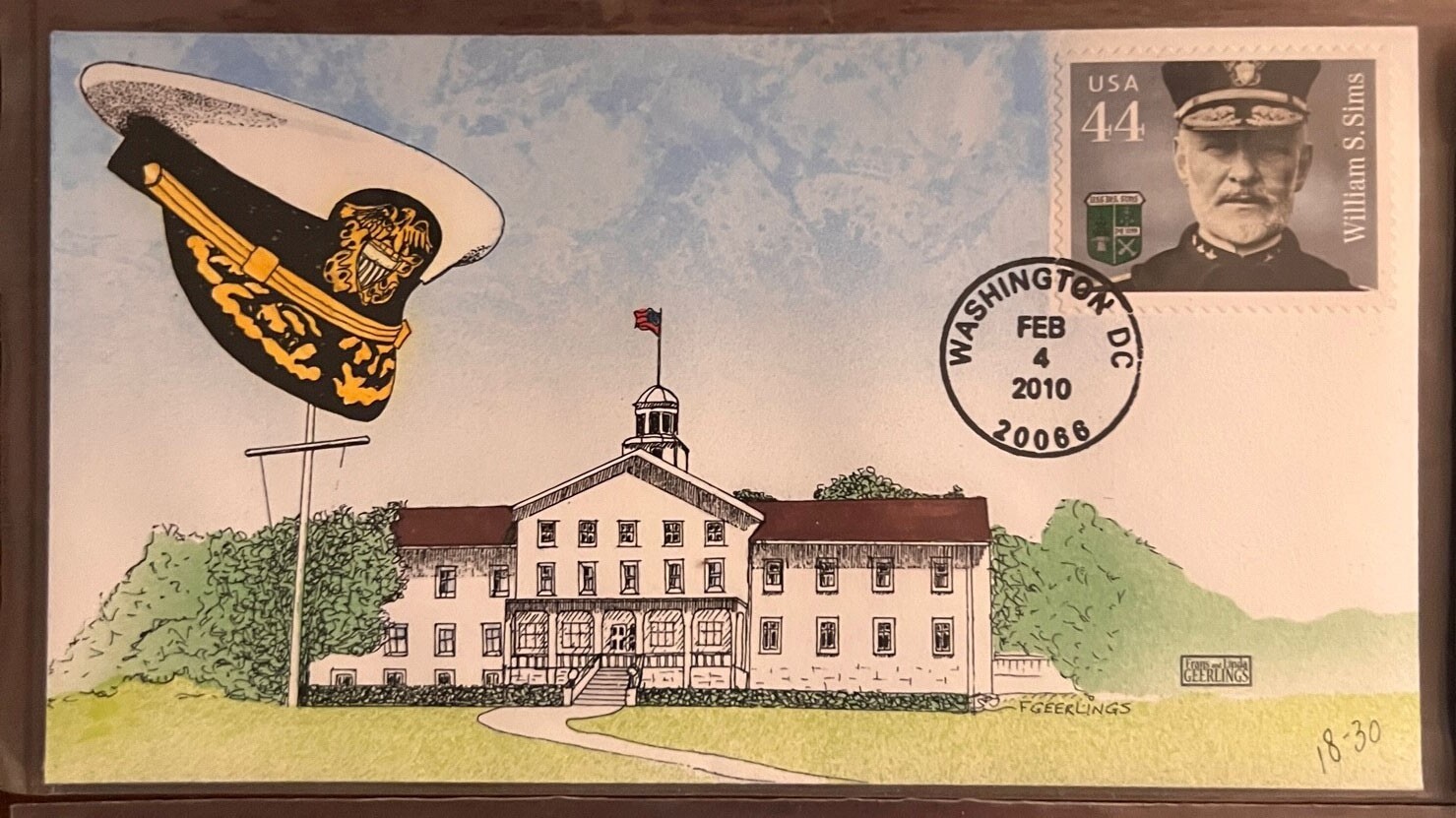 US Geerlings Hand Painted Merchant Marines FDC'S set of 4, 2010 issue ...